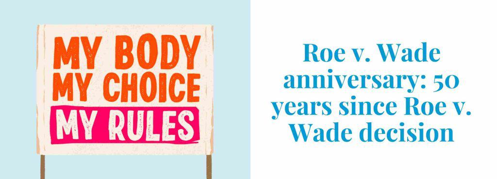 What Would’ve Been Roe V Wade Anniversary: 50 Years Since Roe V Wade ...